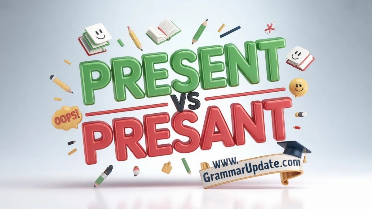 Present vs Presant Differences and Correct Usage - Grammar Update