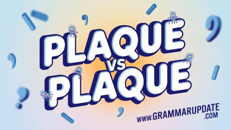 Placque vs Plaque Difference and Correct Usage - Grammar Update