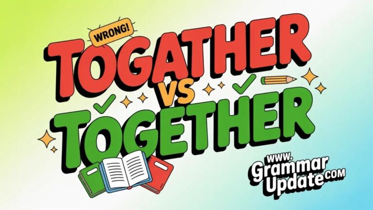 Togather vs Together Which Is the Correct Word to Use? - Grammar Update