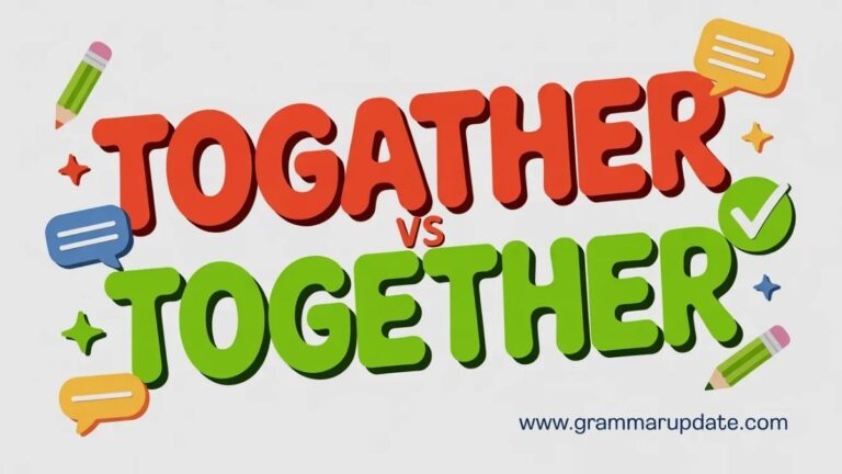 Togather vs Together Which Is the Correct Word to Use? - Grammar Update
