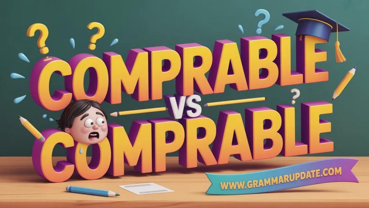 Comprable vs Comparable Which Spelling Is Correct? - Grammar Update