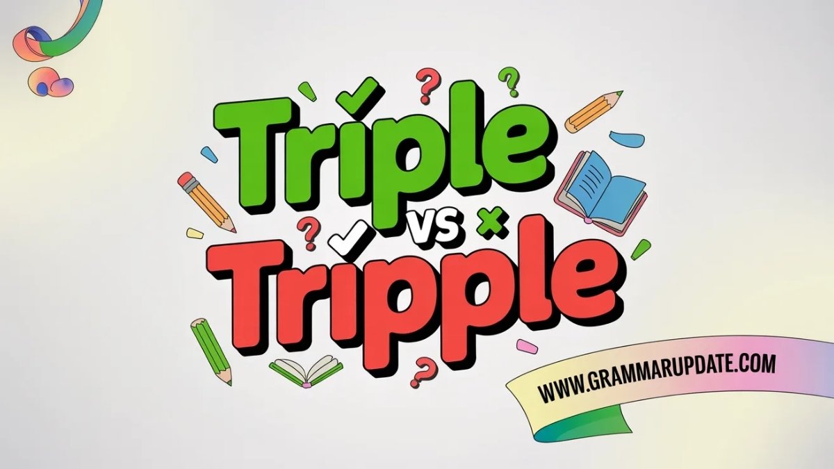 Triple Vs Tripple Which Is the Correct One to Use? - Grammar Update