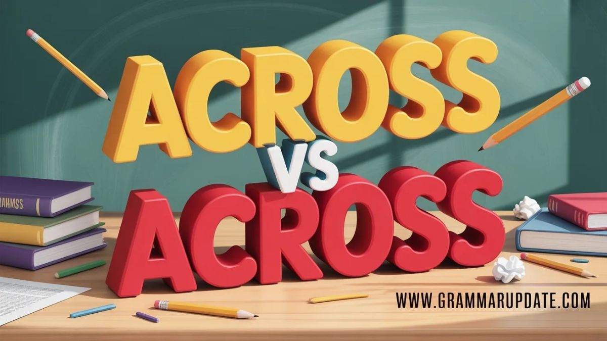 Accross vs Across, Which Is the Correct Spelling? - Grammar Update