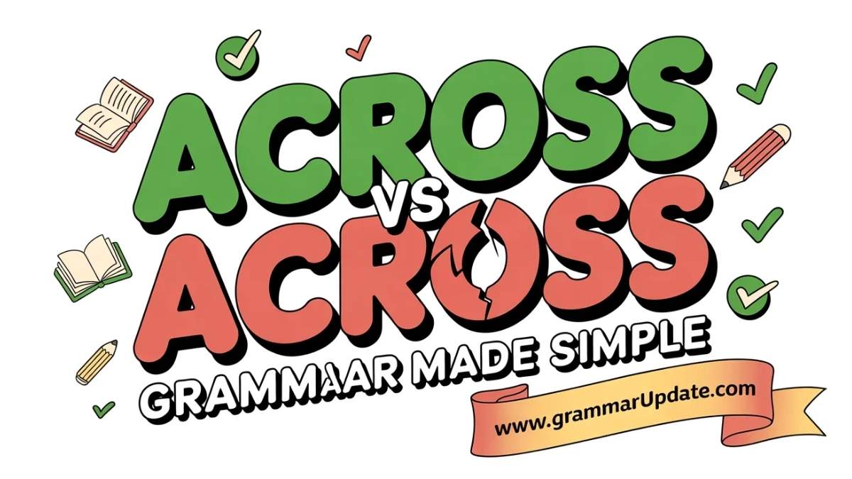 Accross vs Across, Which Is the Correct Spelling? - Grammar Update