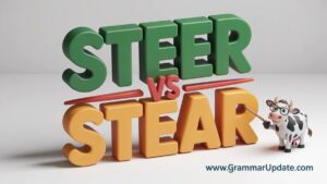 Steer vs Stear Spelling Mistake and Usage - Grammar Update