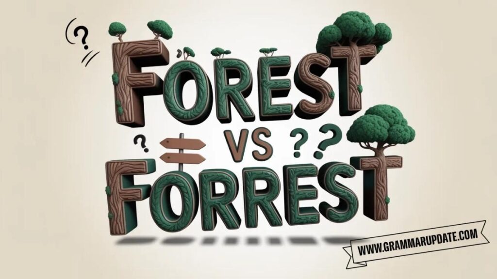Forest vs Forrest Which Spelling Is Correct and Usage? - Grammar Update