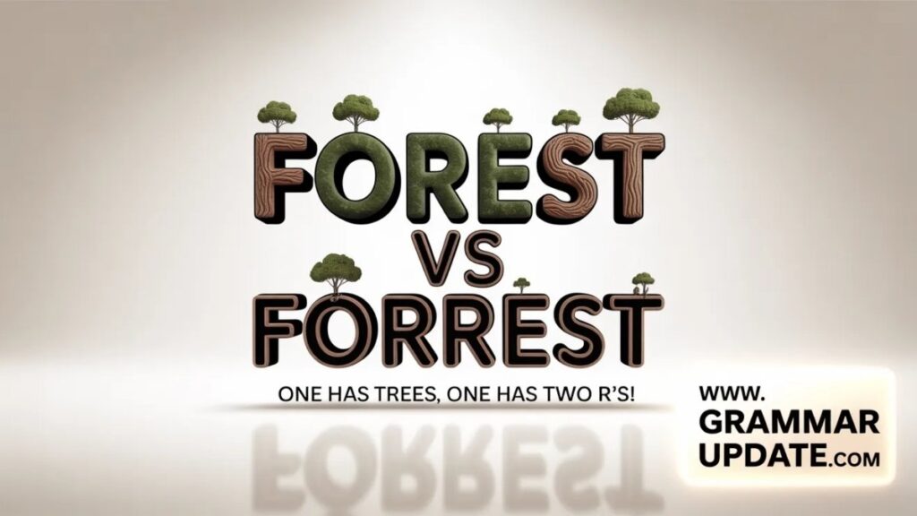Forest vs Forrest Which Spelling Is Correct and Usage? - Grammar Update