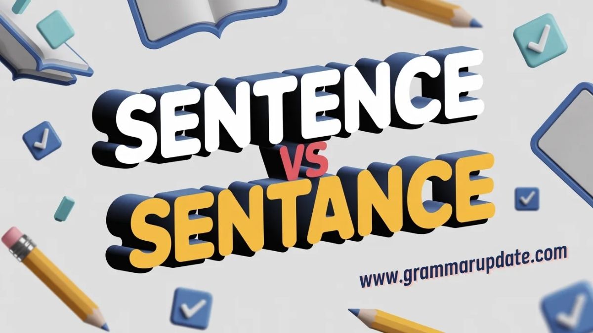 Sentence vs Sentance Which Spelling Is Correct? - Grammar Update