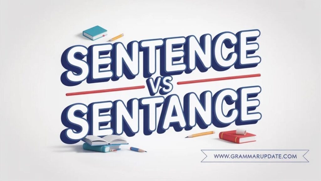 Sentence vs Sentance Which Spelling Is Correct? - Grammar Update